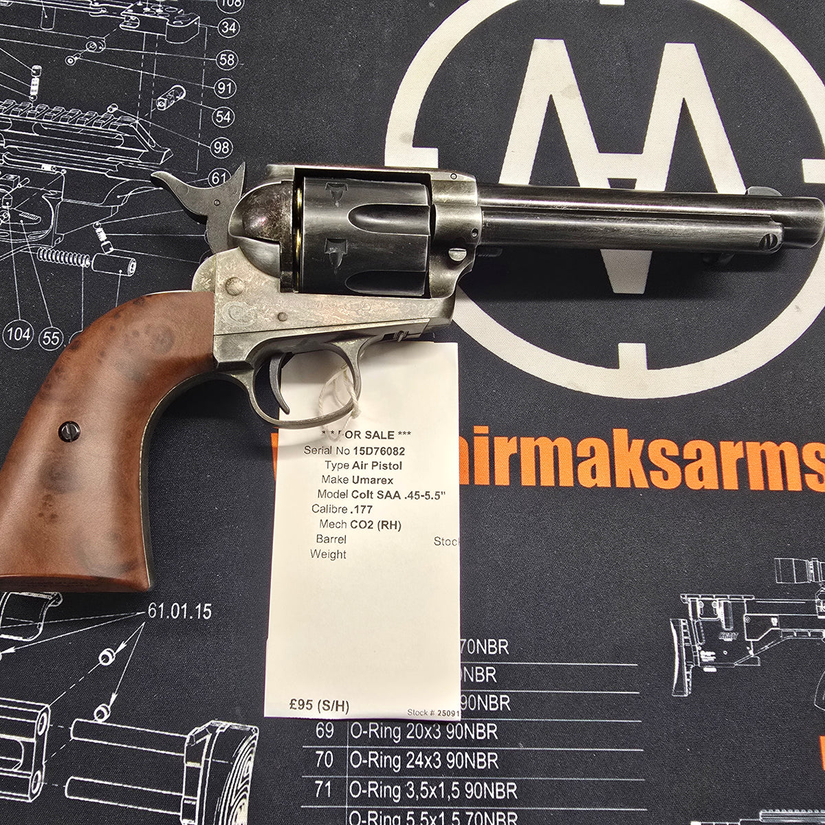 Second Hand Colt SAA .45 .177 – Redbeck Shooting Supplies