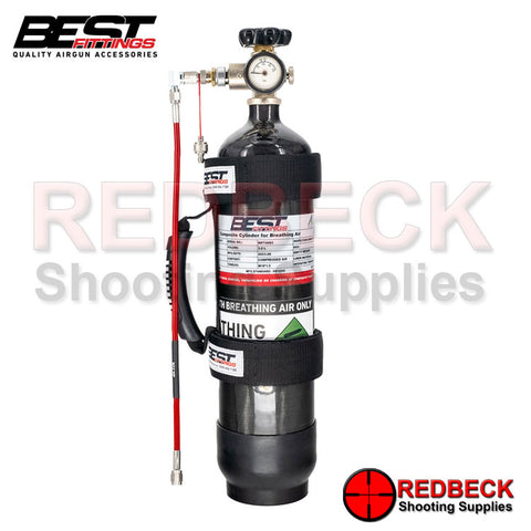 6.8 Litre Carbon Fibre Airgun Dive Bottle / Air Rifle Charging Cylinde ...