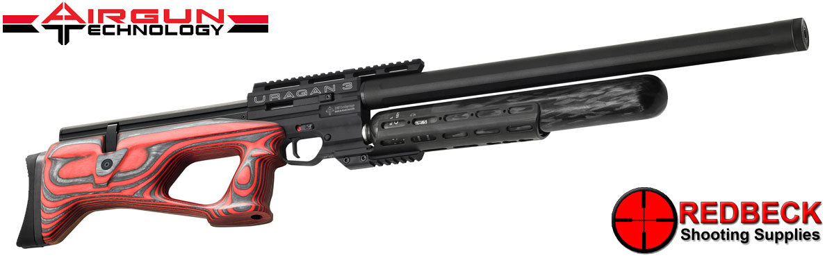 Uragan 3 Air Rifle with Red Laminate Stock HP 700mm FAC – Redbeck ...