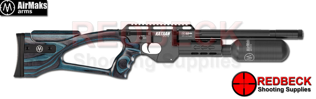 AIR MAKS KATRAN B COMPACT LAMINATE AIR RIFLE (MULTIPLE COLOUR OPTIONS ...