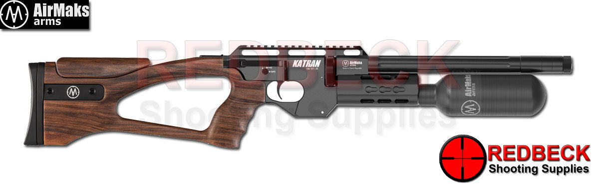 AIR MAKS KATRAN B COMPACT WALNUT AIR RIFLE – Redbeck Shooting Supplies