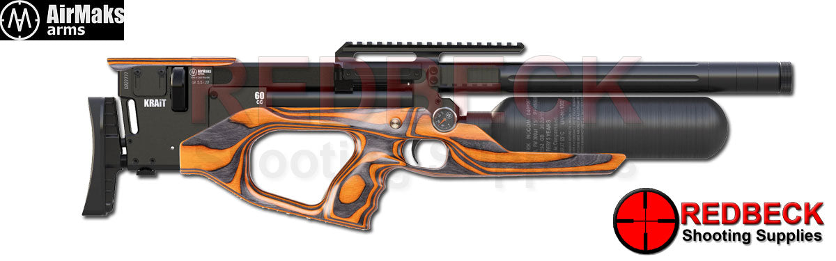 AIR MAKS KRAIT L LAMINATE AIR RIFLE (MULTIPLE COLOUR OPTIONS) – Redbeck ...