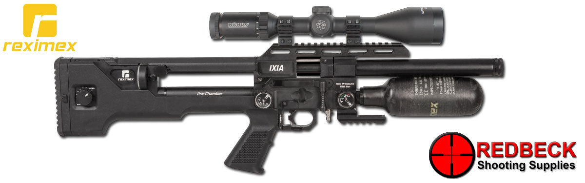 Reximex IXIA Compact Black Air Rifle – Redbeck Shooting Supplies