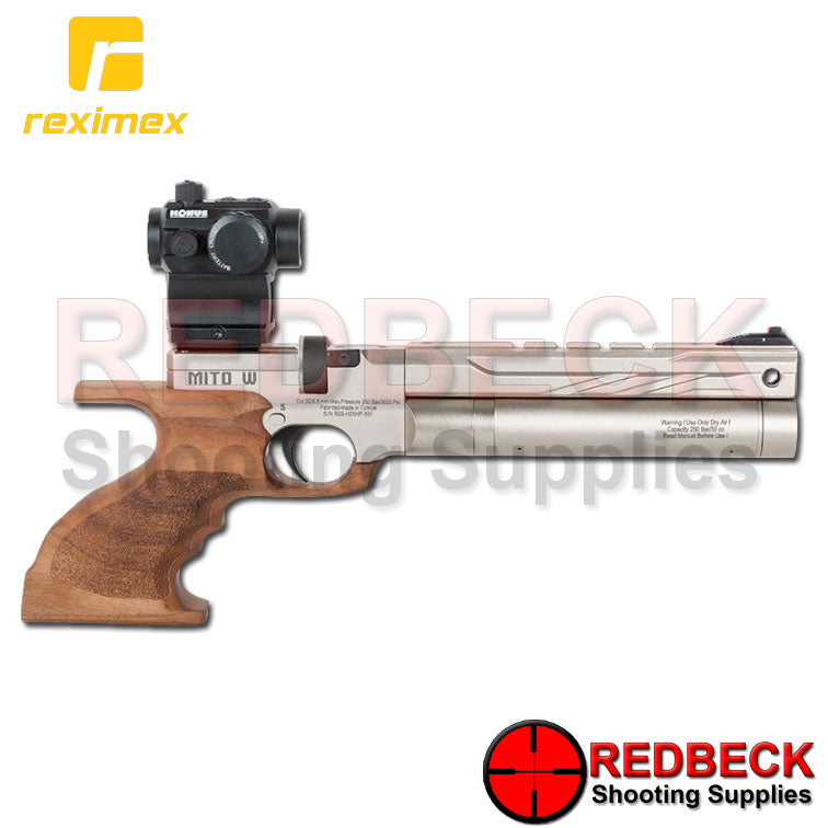 Reximex Mito Silver Walnut Regulated PCP Air Pistol – Redbeck Shooting ...