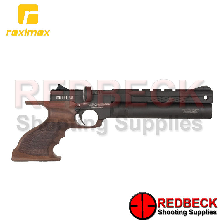 Reximex Mito Walnut Regulated PCP Air Pistol – Redbeck Shooting Supplies