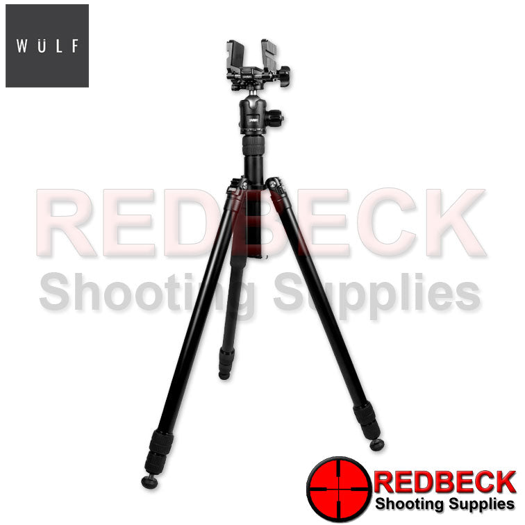 WULF Raptor 2.0 Aluminium Rifle Tripod – Redbeck Shooting Supplies