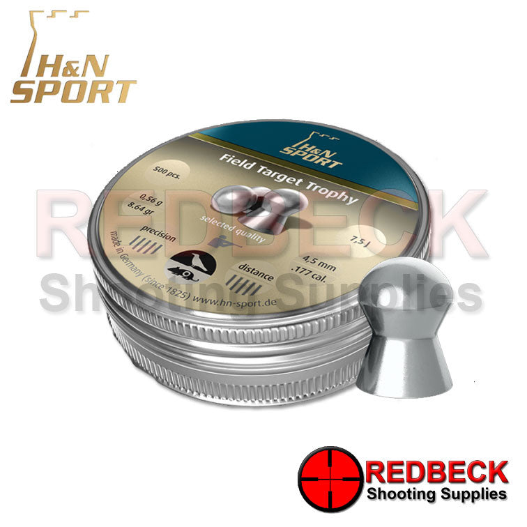 H&N Field Target Trophy Pellets – Redbeck Shooting Supplies