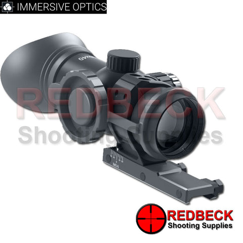 Immersive Optics 10x40 Prismatic Air Rifle Scope Extended Mil Dot with ...