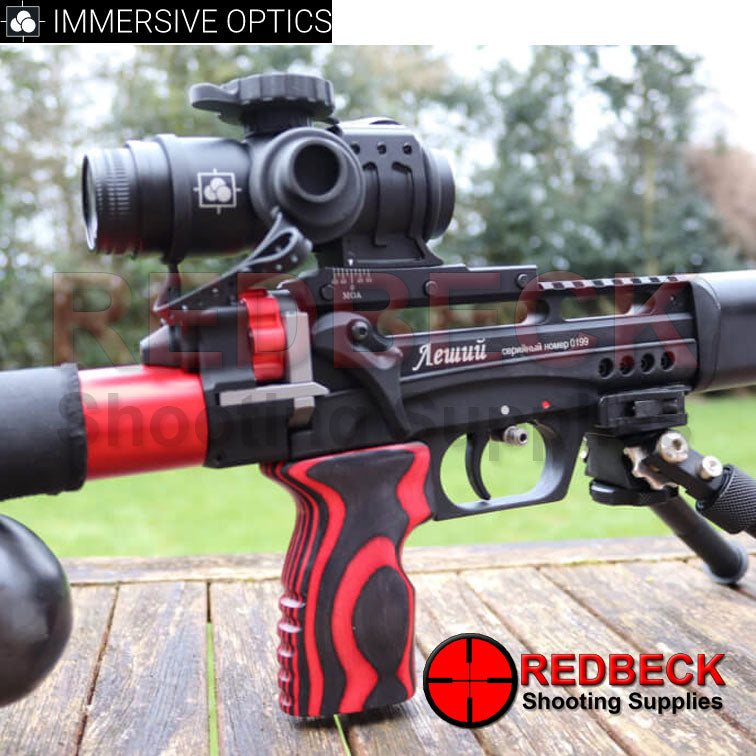 Immersive Optics 5x30 Prismatic Air Rifle Scope Mil Dot with MOA Adjus ...