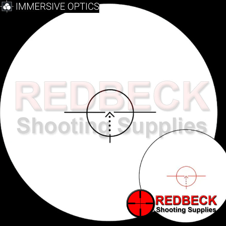 Immersive Optics 5x30 Prismatic Air Rifle Scope Rapid Mil Dot with MOA ...