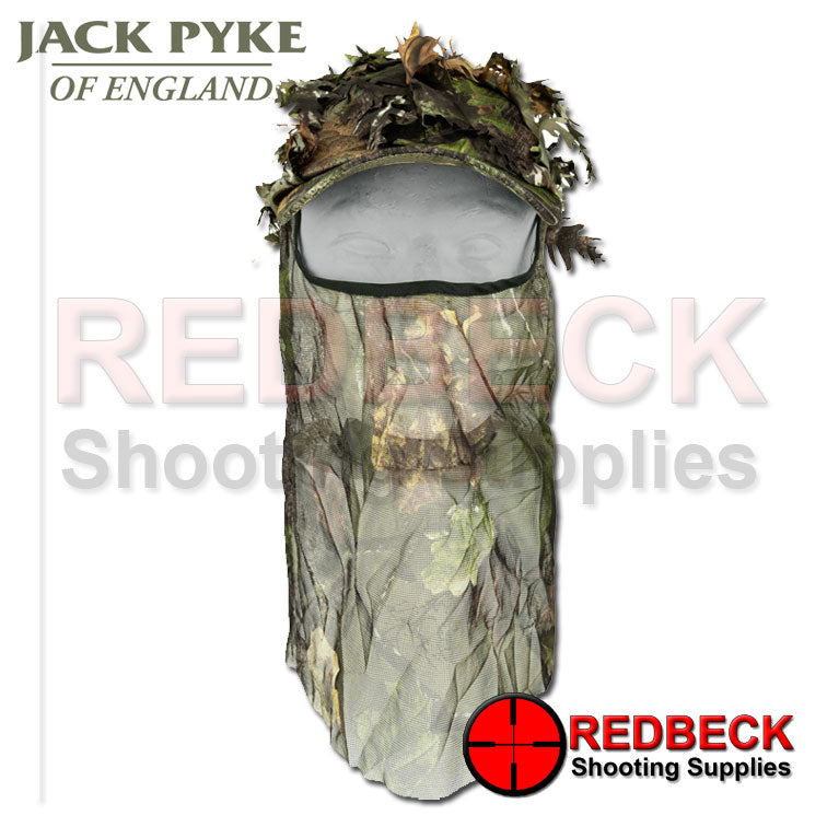 Jack Pyke LLCS Camo Baseball Cap with Camo Face Veil – Redbeck Shooting ...