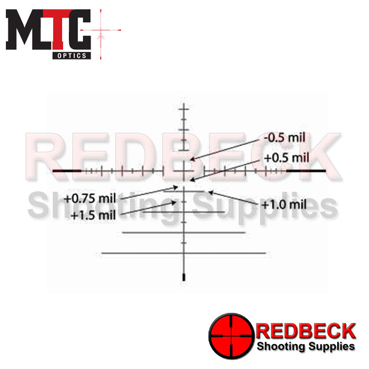 MTC Optics Prismatic 12x50 SCB2 Rifle Scope – Redbeck Shooting Supplies